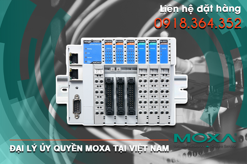 ioLogik E4200 - Bộ chuyển mạch lặp tín hiệu Ethernet I/O từ xa - Modbus ...